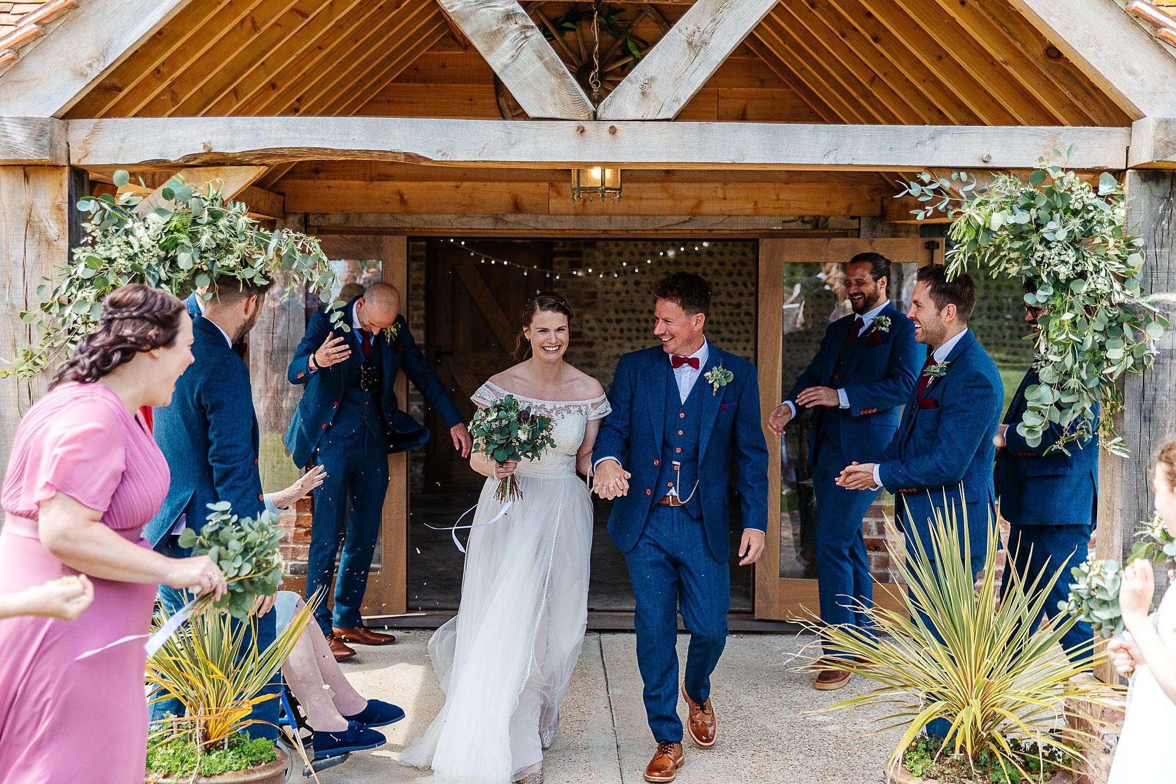 Montague Farm wedding - Lucy & Kieron - London wedding photographer / Quirky reportage wedding ...
